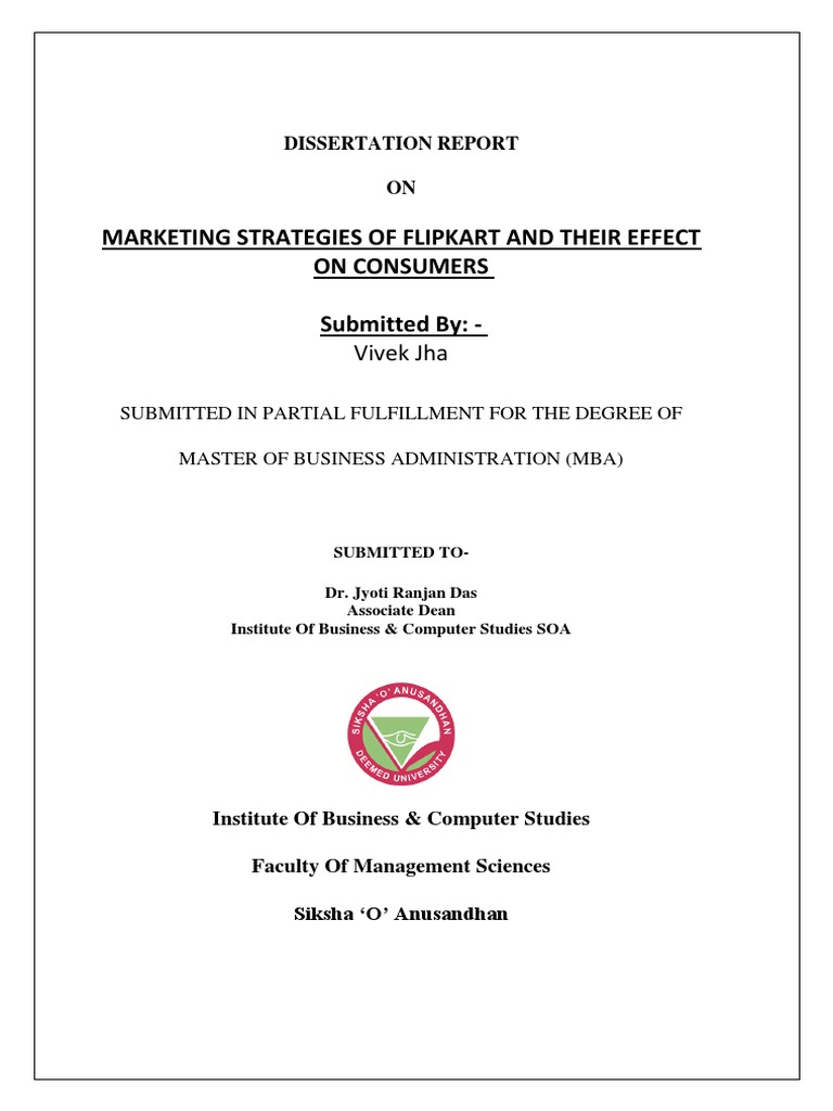 Dissertation Report | PDF | Online Advertising | Marketing Strategy