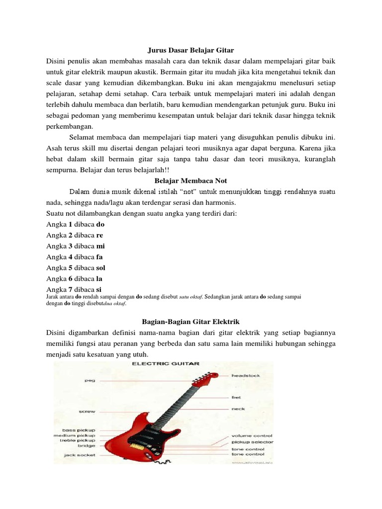 Jurus Belajar Gitar | PDF