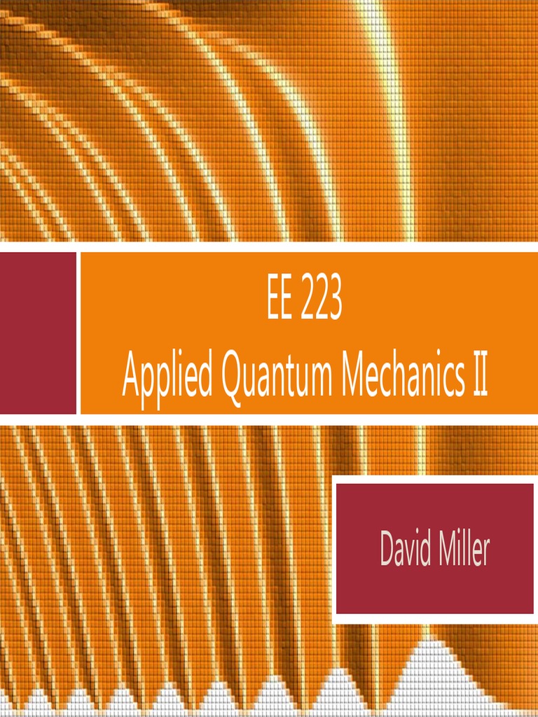 Lesson 33 Optical Absorption in Semiconductors PDF | PDF | Perturbation ...