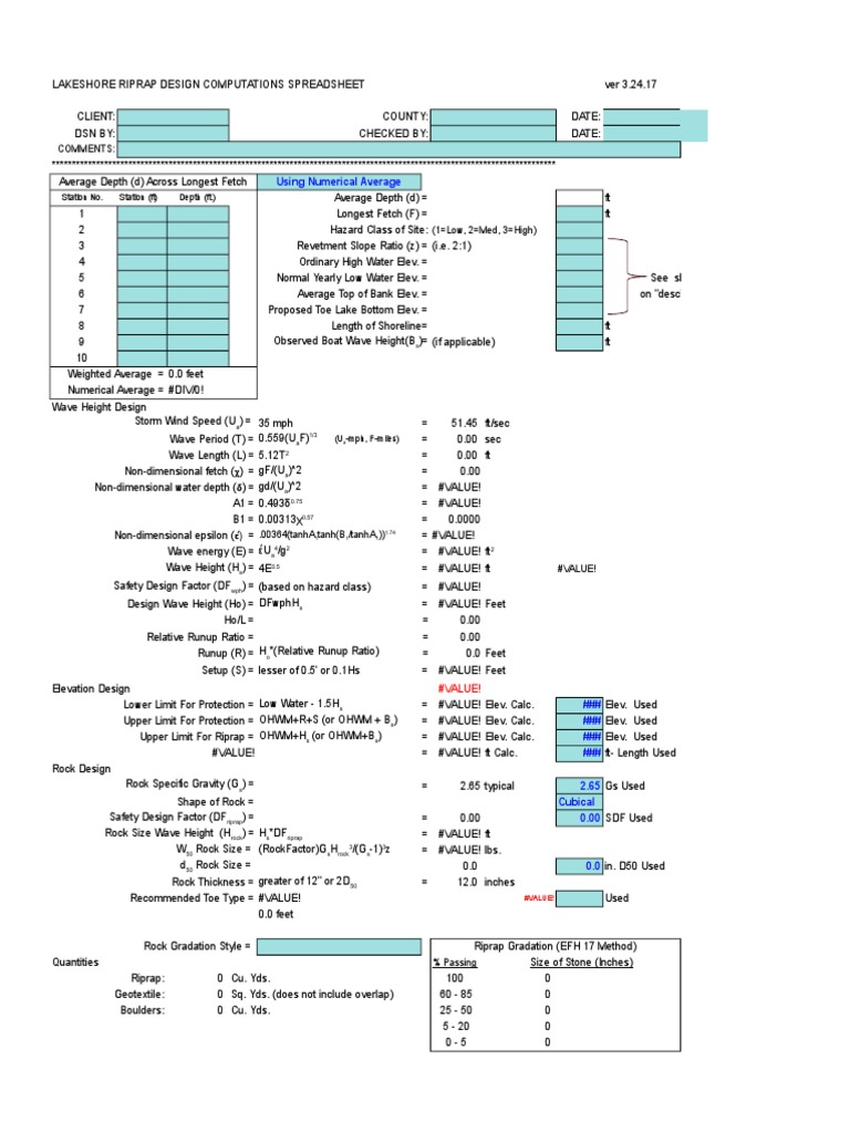 Pump Design Computation | PDF | Microsoft Excel | Nature