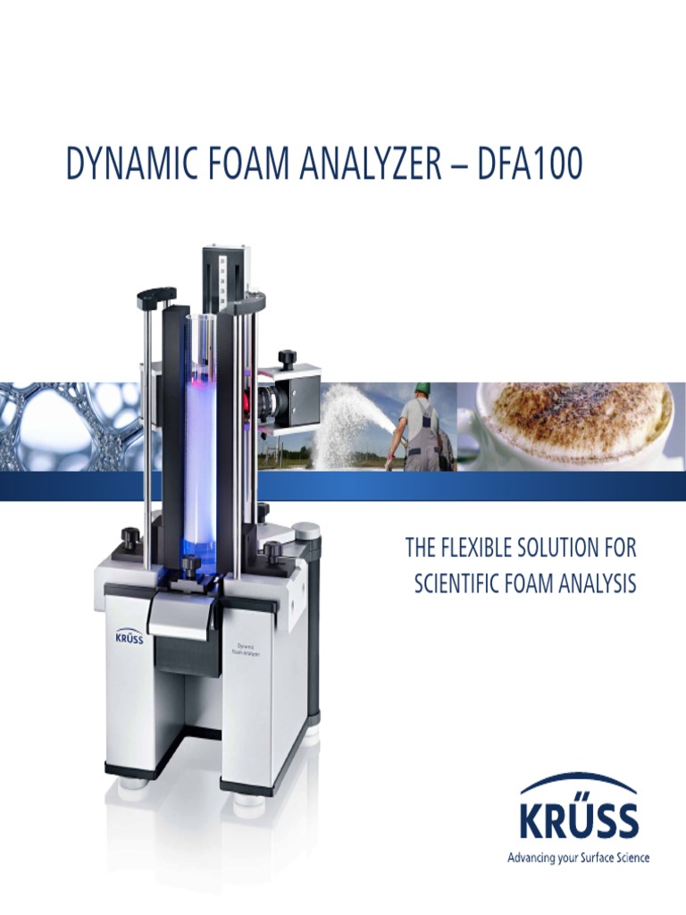 Kruss Bro Dfa100 en PDF | PDF | Foam | Sensor