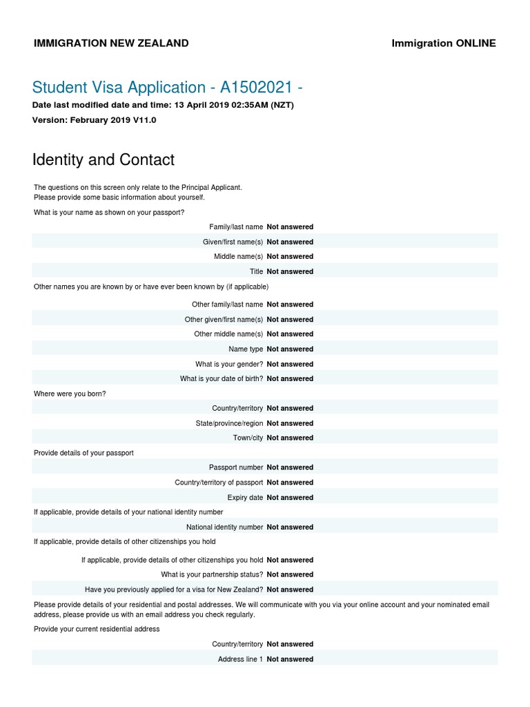 Student Visa Sample | PDF | Travel Visa | Immigration