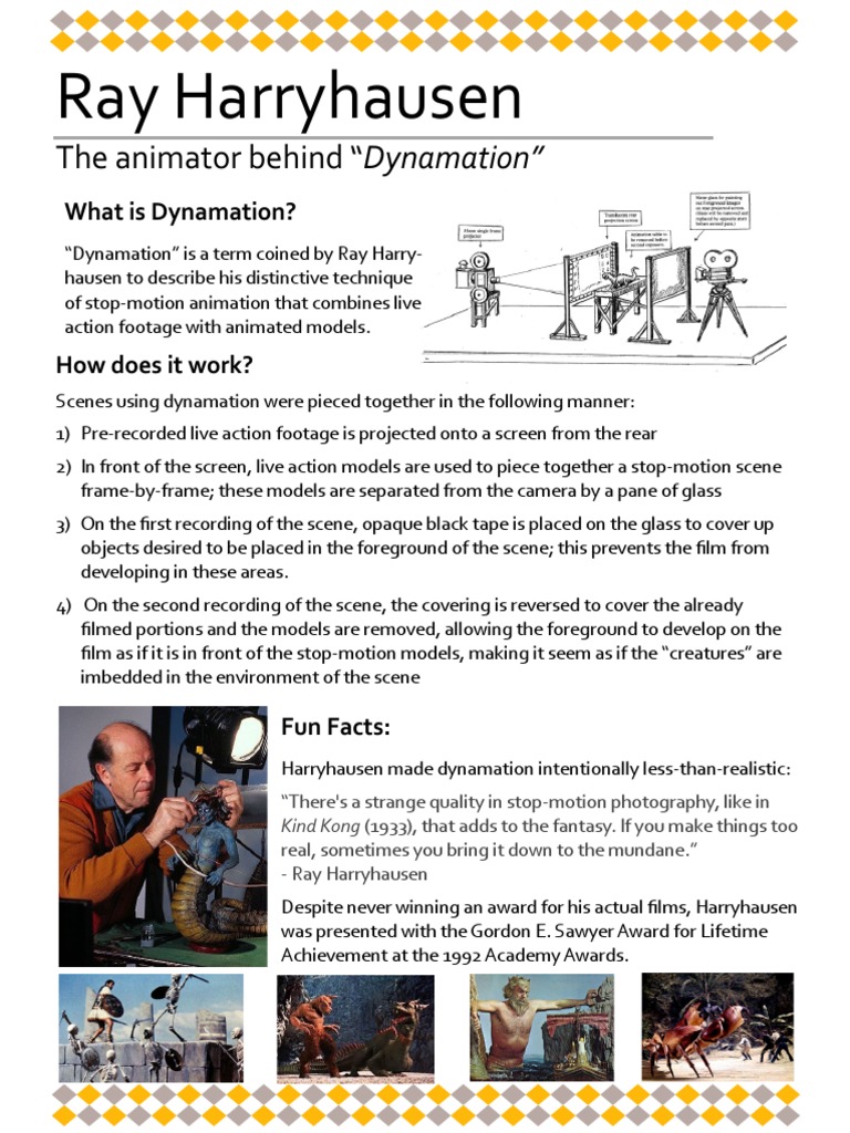 Ray Harryhausen's Dynamation Technique | PDF | Art