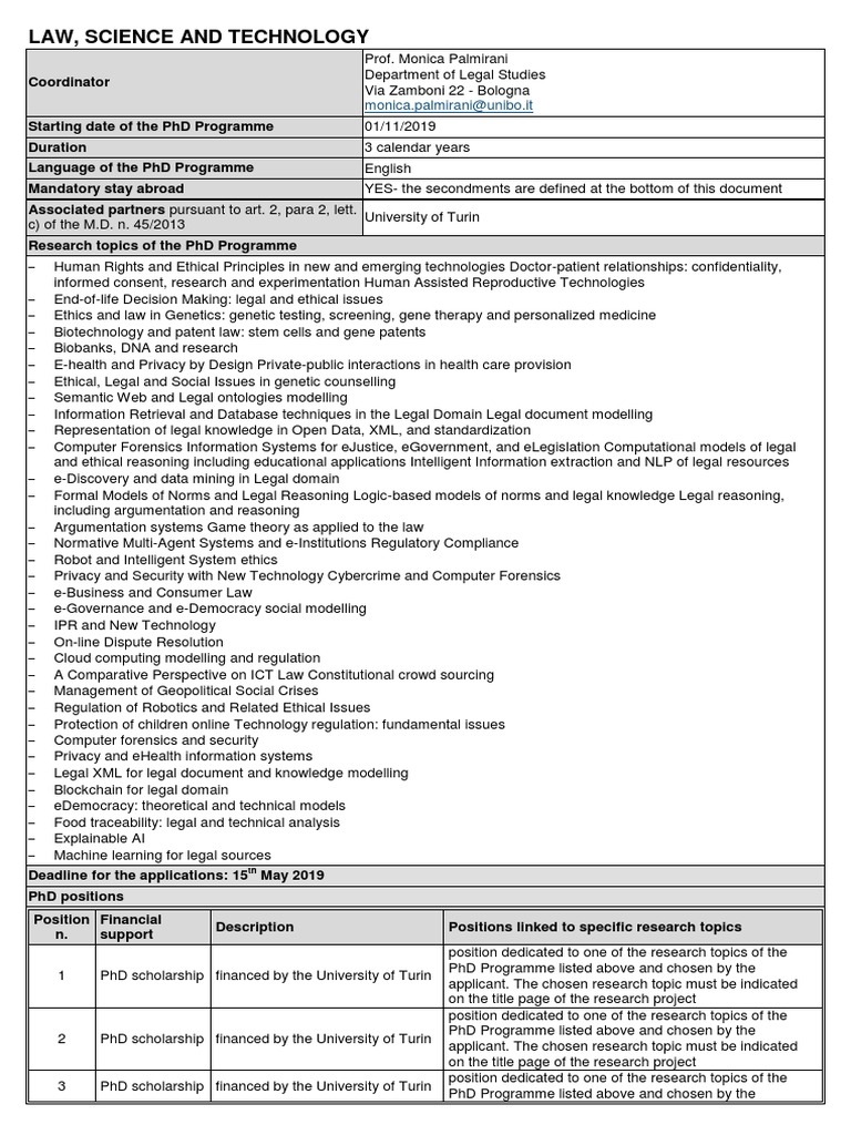 Law, Science and Technology: Monica - Palmirani@unibo - It | PDF ...