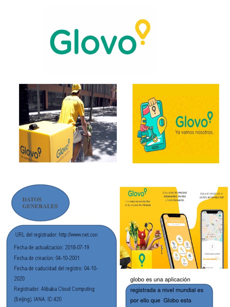 Glovo App Pdf Aplicación Movil Software