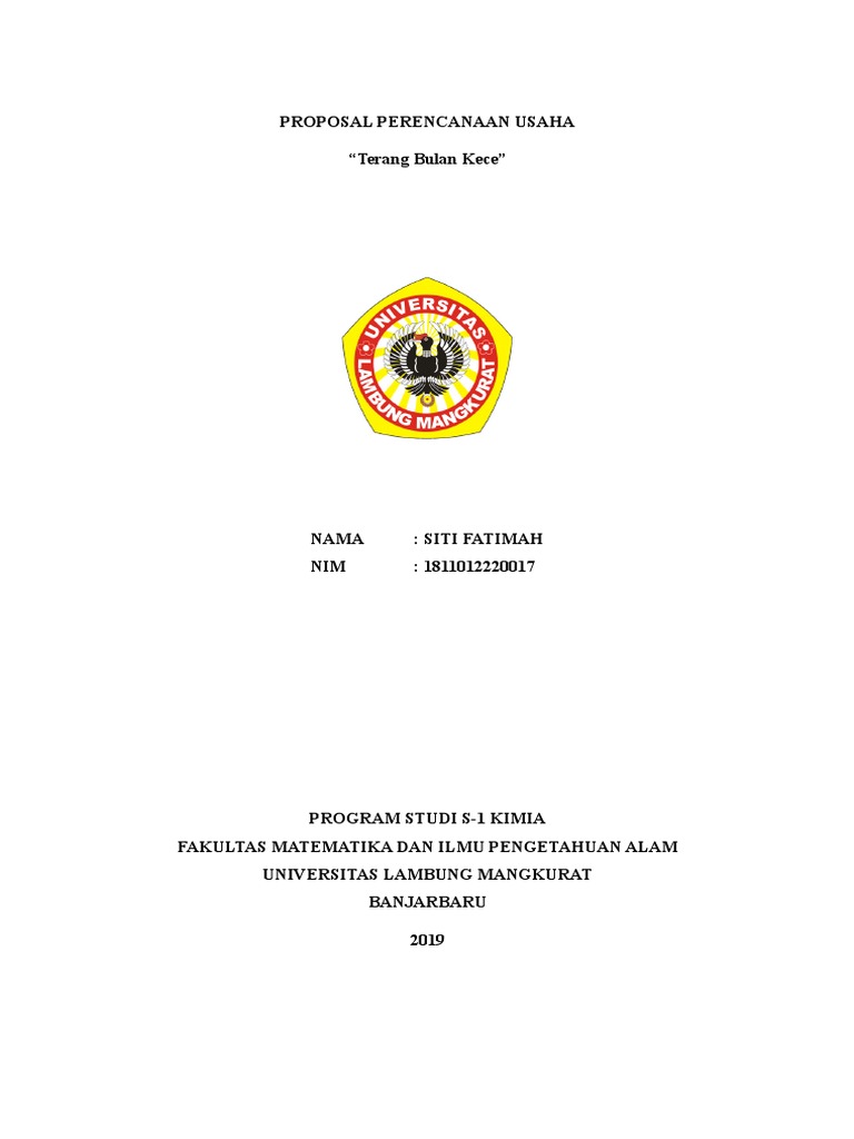 TUGAS Proposal Bisnis | PDF