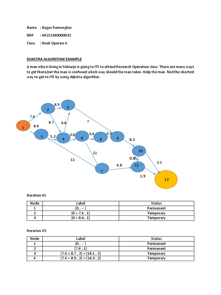 Dijkstra Algorithm | PDF | Discrete Mathematics | Mathematical Relations