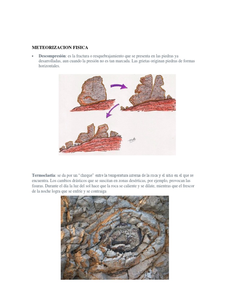 Meteorizacion Fisica | PDF