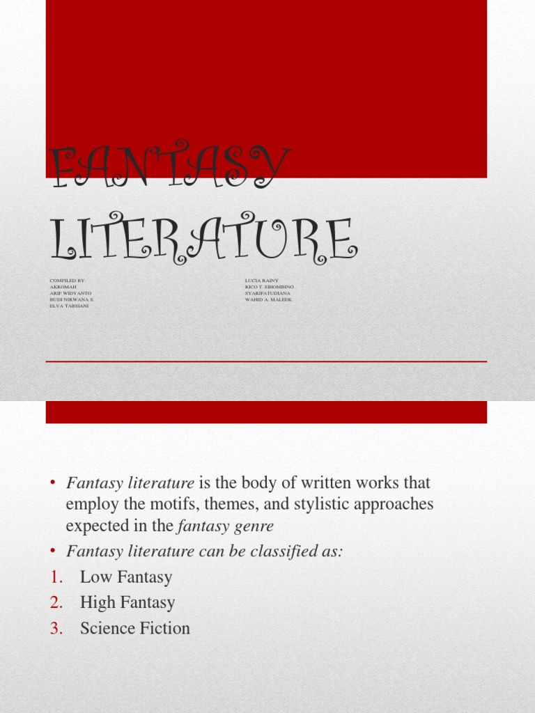 Fantasy Literature | PDF | Fantasy Literature | Fantasy