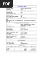 Technical Specification LPG | PDF | Liquefied Petroleum Gas | Propane