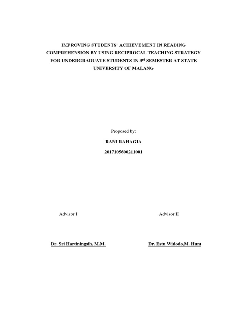 Lembar Pengesahan SEMPRO | PDF