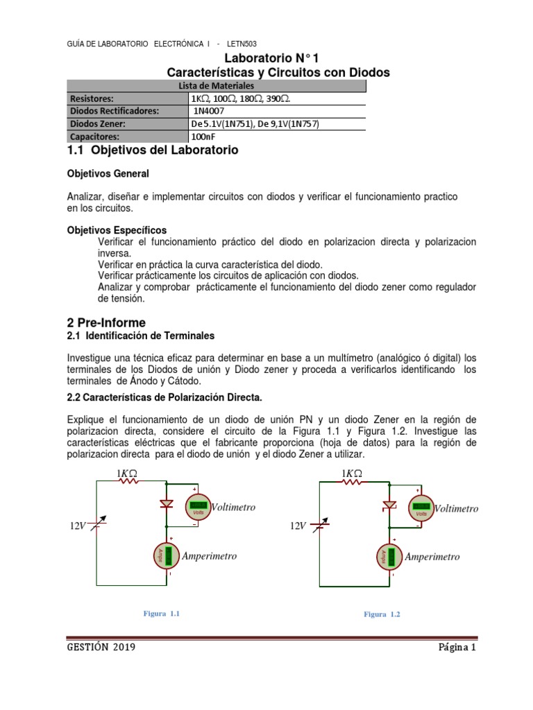 Guía de Circuitos con Diodos | PDF | Diodo | Transistor