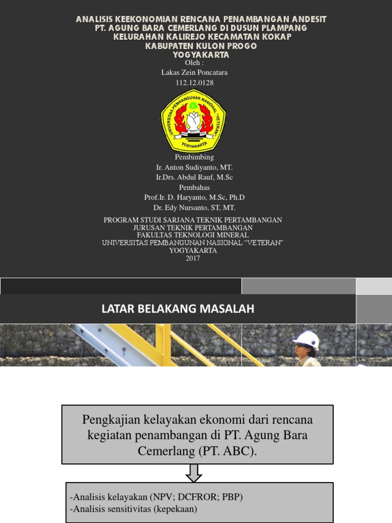 Analisis Keekonomian | PDF | Teknologi & Rekayasa