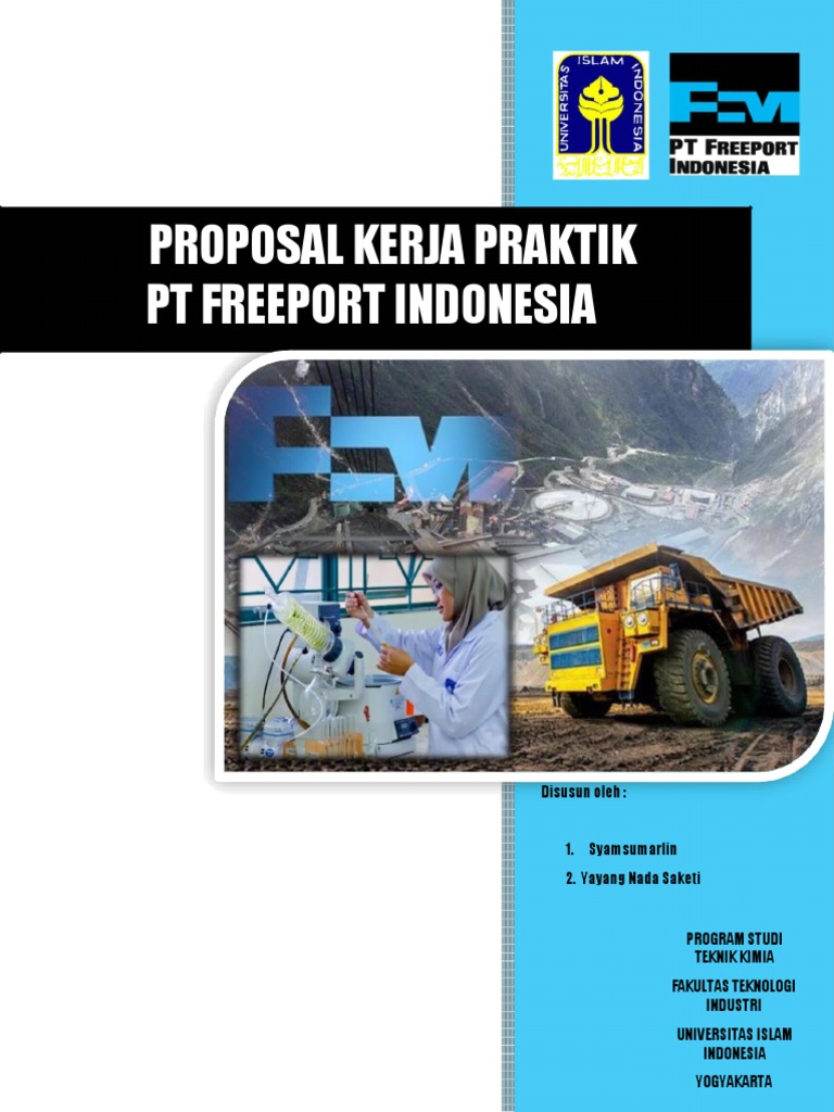 Proposal Kerja Praktik PT Freeport | PDF