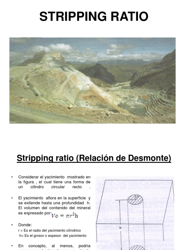 Stripping Ratio | PDF | Cobre | Minería