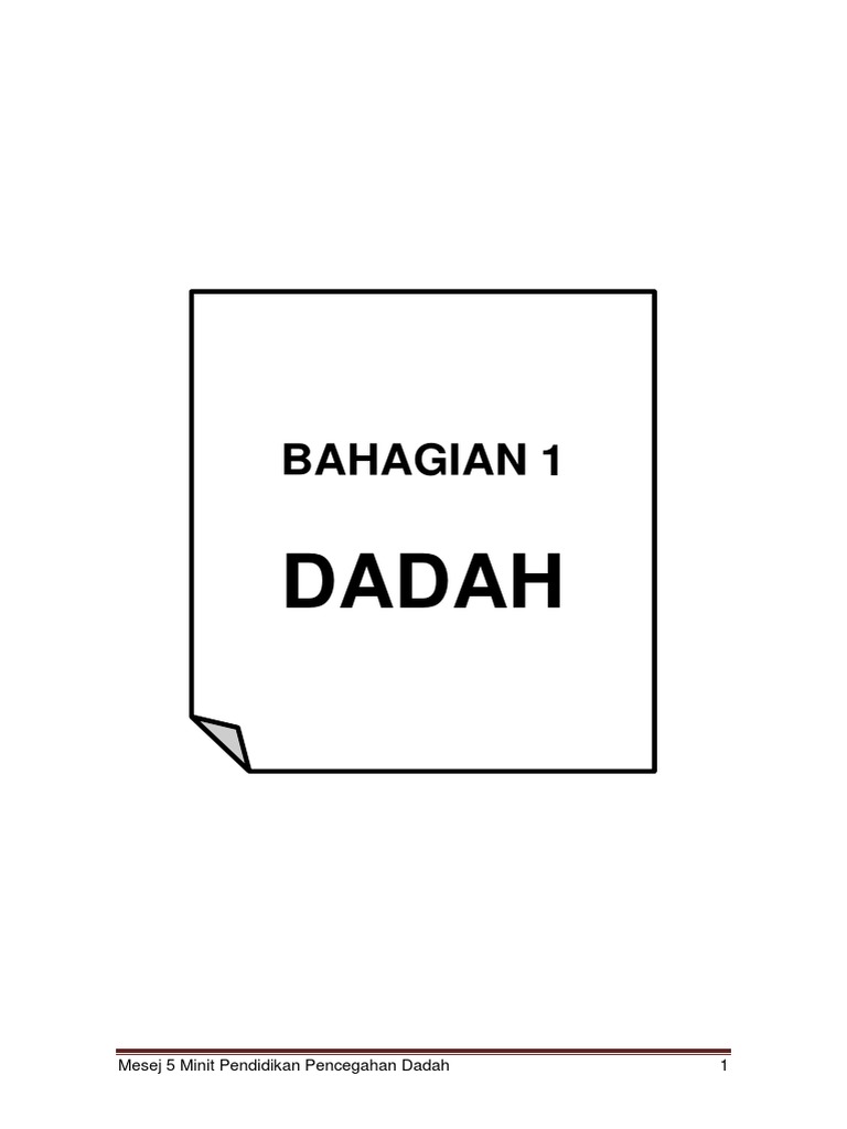 Buku Modul Mesej 5 Minit PPDa PDF | PDF
