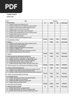 Bagi Contoh Form Inspeksi Keselamatan K3 | PDF