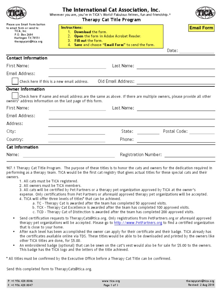 Therapy Cat Title Program | PDF | Wire Transfer | Pay Pal