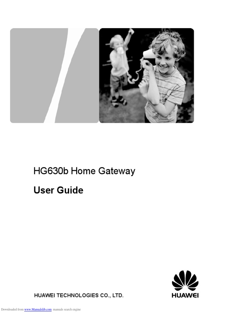 HG630b Home Gateway: User Guide | PDF | Wireless Lan | Internet Access