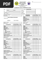 K To 12 DepEd Form 137 E Correct | PDF | Cognition | Psychological Concepts