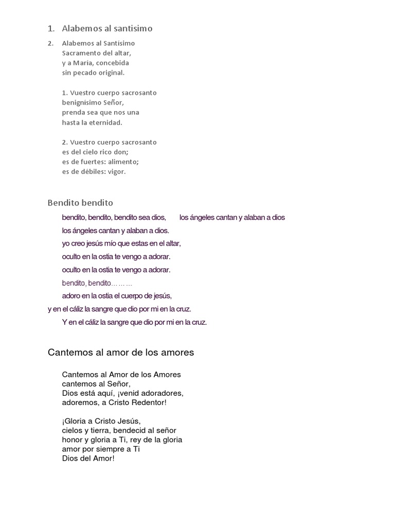 Letra Religiosa | PDF | eucaristía | Creencia religiosa y doctrina