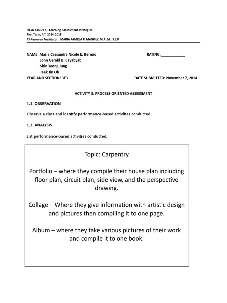 Field Study 5 Episodes 3 and 4 | PDF