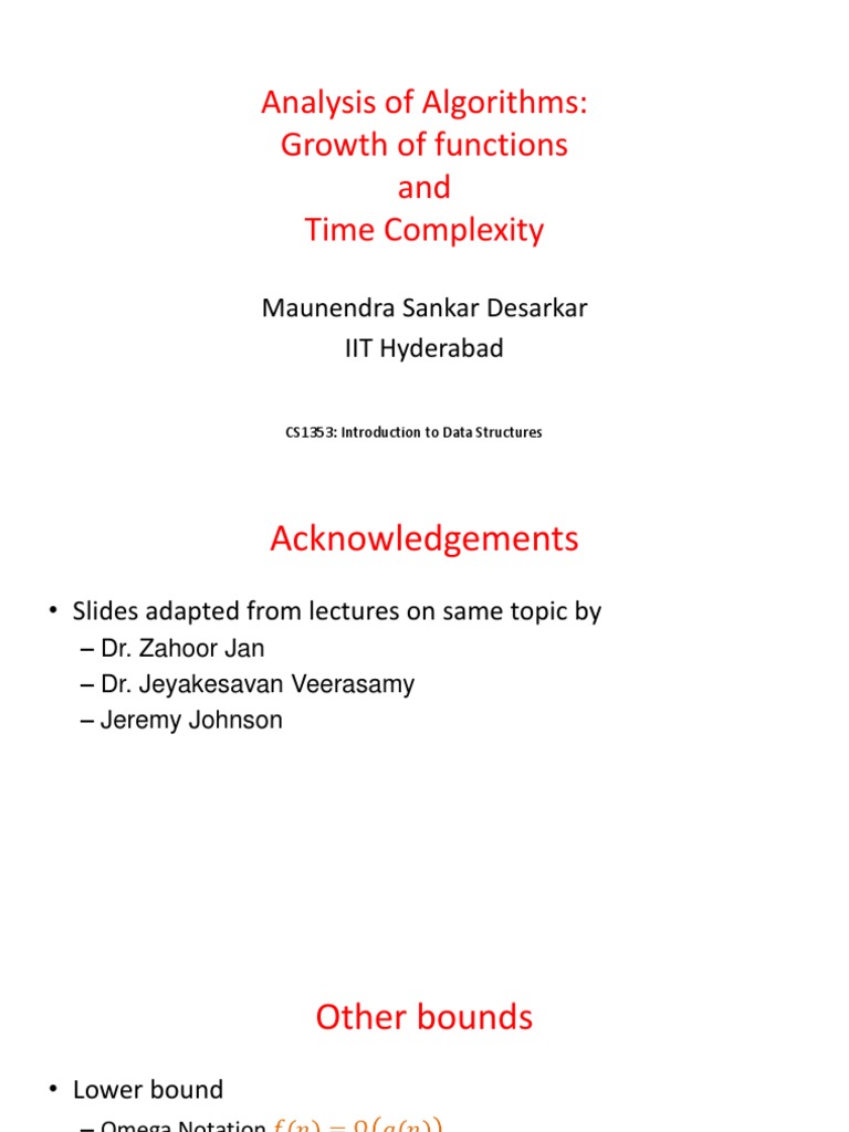 TC Lect3 | PDF | Time Complexity | Computer Programming