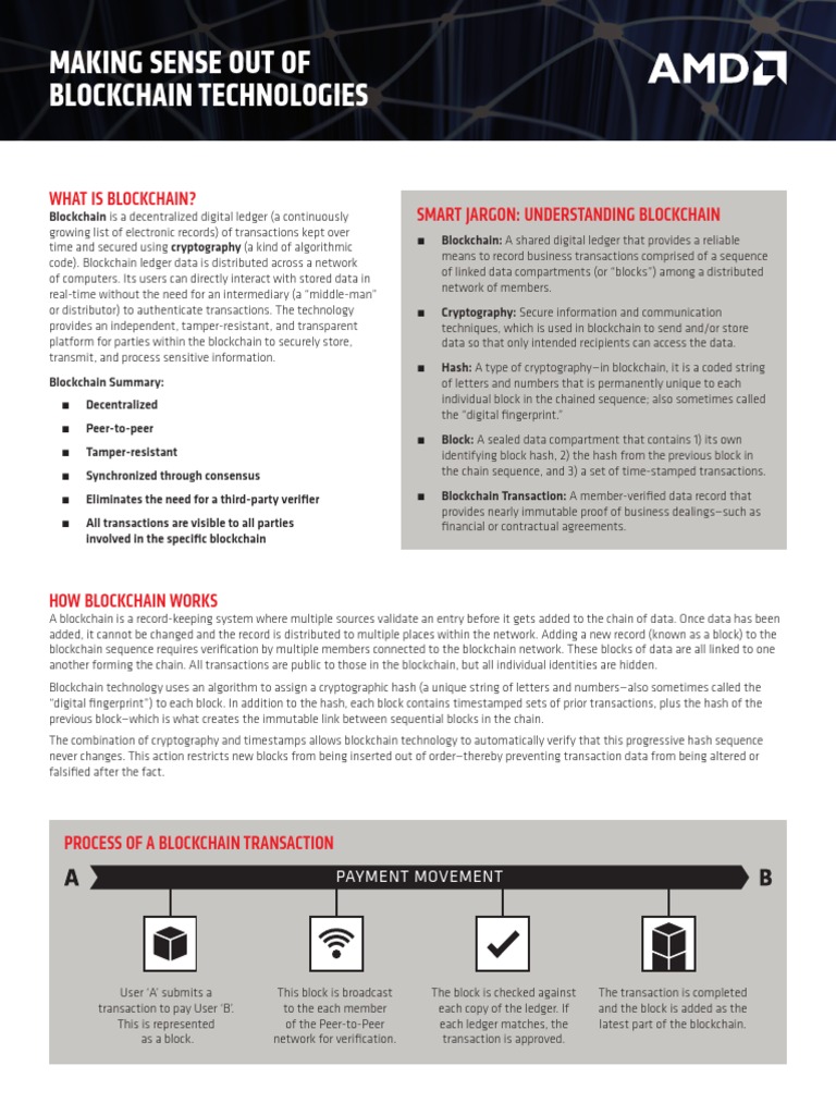 Blockchain Technology Explained | PDF | Computing | Areas Of Computer ...