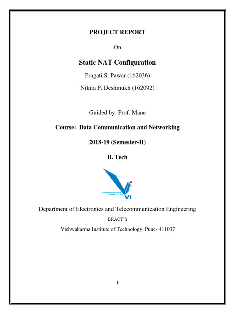DCN Project Report | PDF | Ip Address | Router (Computing)