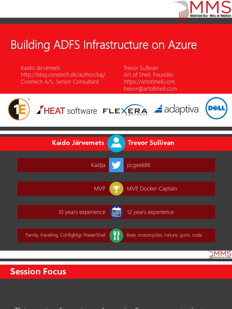 Building ADFS Infrastructure On Azure | PDF | Microsoft Azure | Load Balancing (Computing)