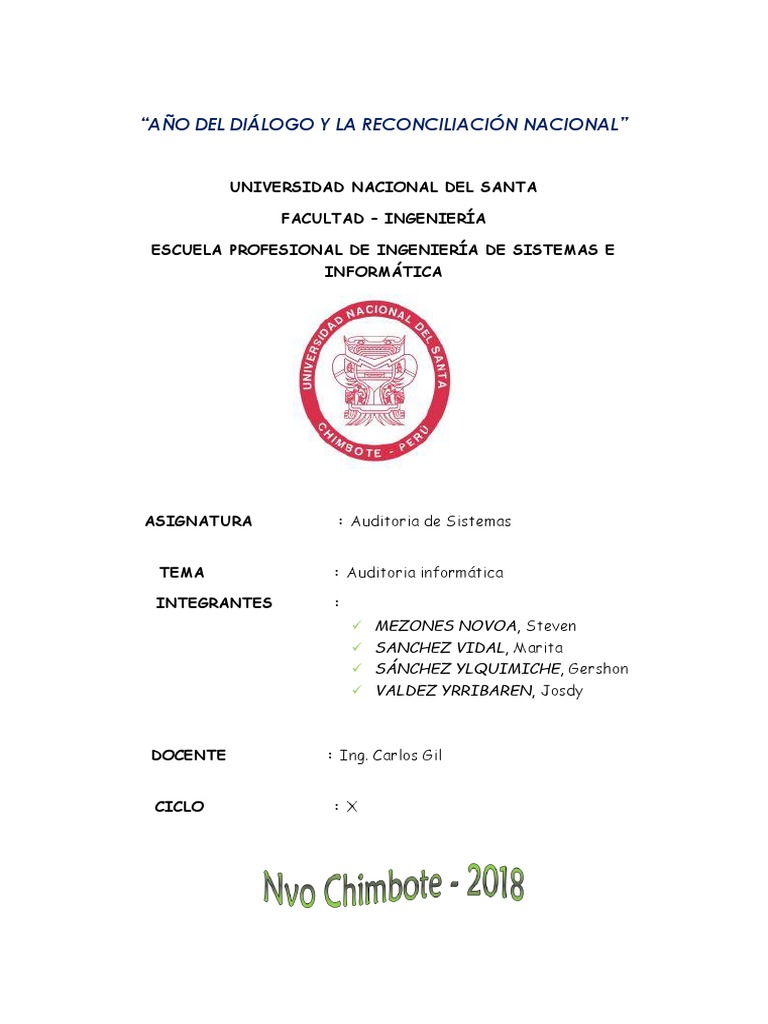 Informe de Auditoria | PDF | Hospital | Informática