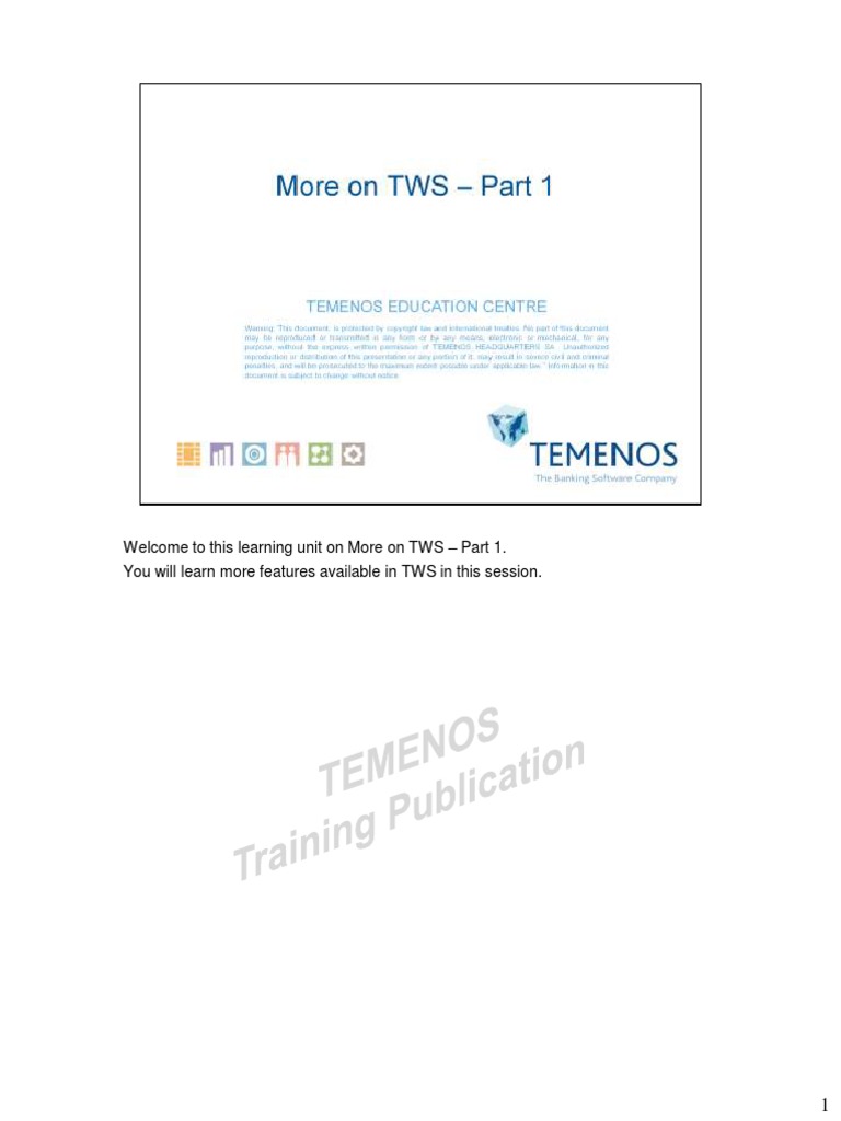 Tws5 More On Tws - Part 1-r13 | PDF | Internet Information Services ...