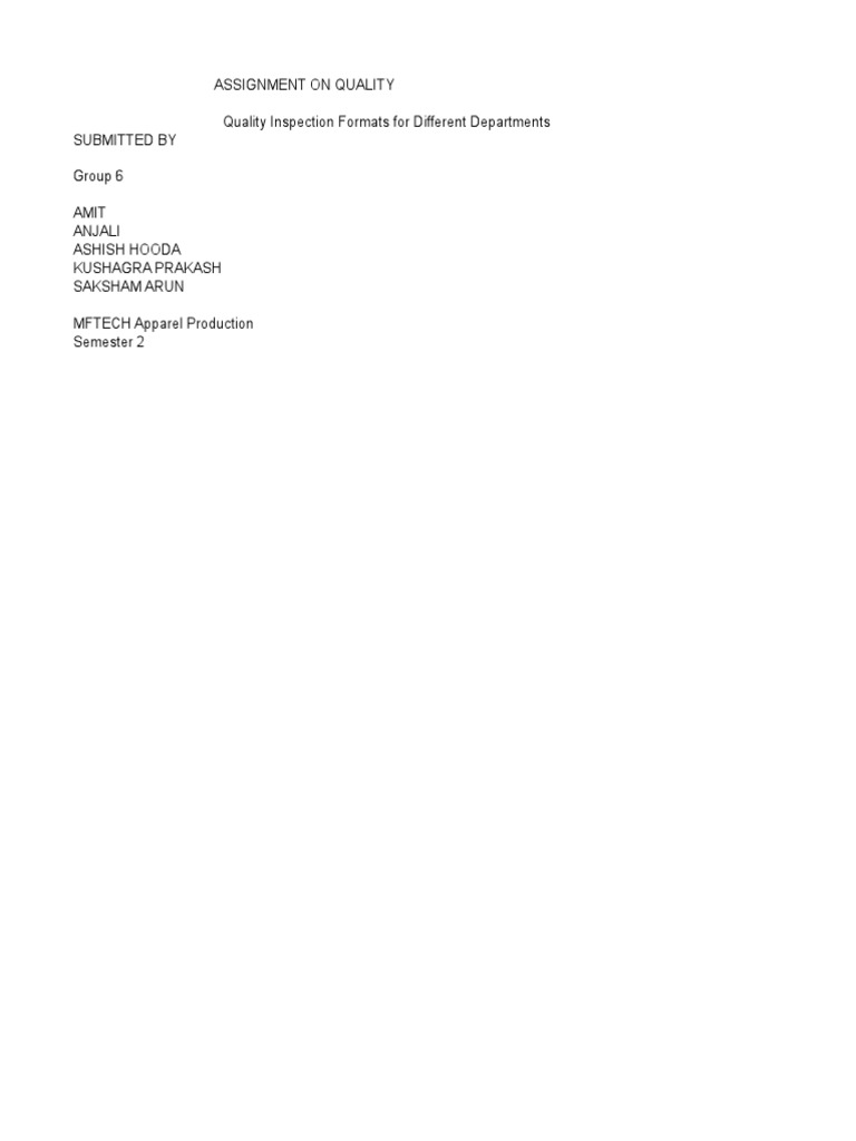 Quality Formats | PDF | Seam (Sewing) | Needlework