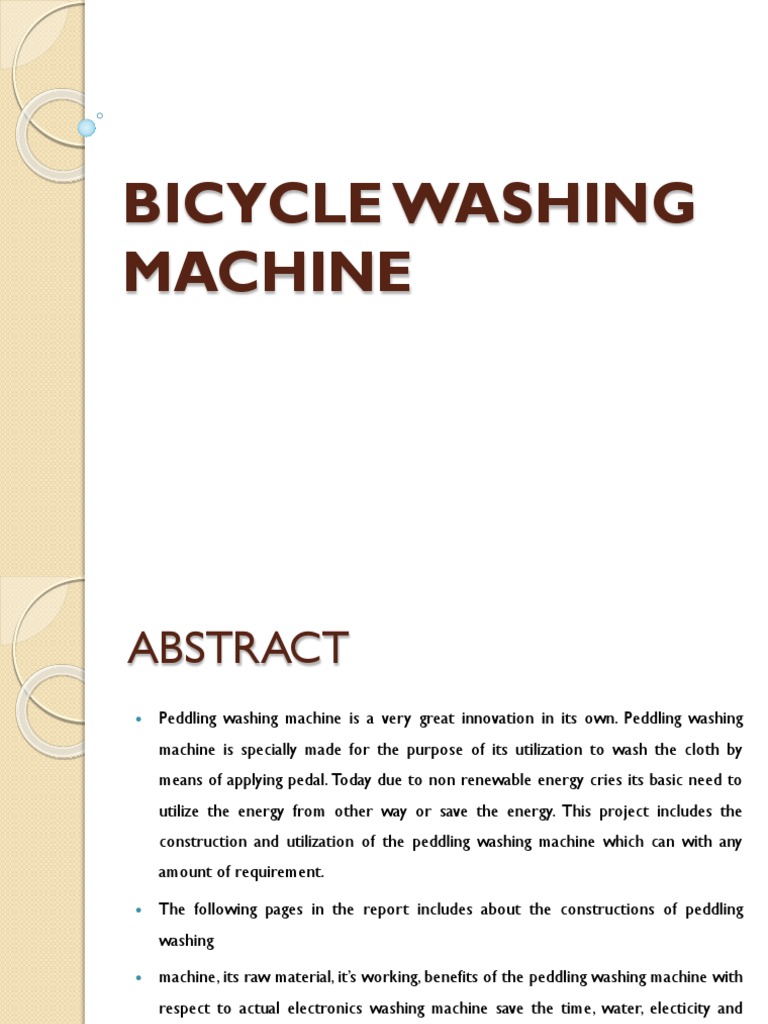 A Simple and Effective Pedal-Powered Washing Machine for Rural ...