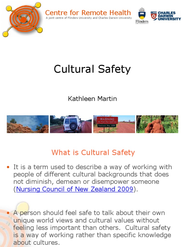 Achieving Cultural Safety: Principles and Practices for Working with ...
