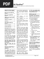 Insulin Pen Compatibility Overview | PDF