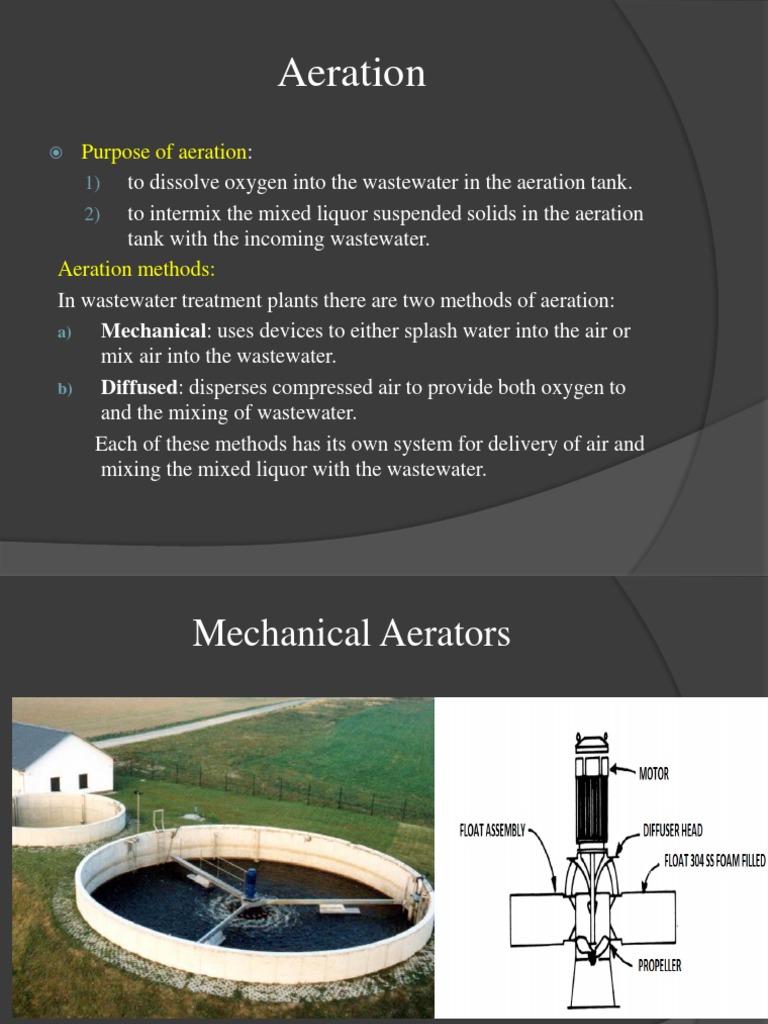 Aeration Tank Class Presentation Slide | PDF | Sewage Treatment ...