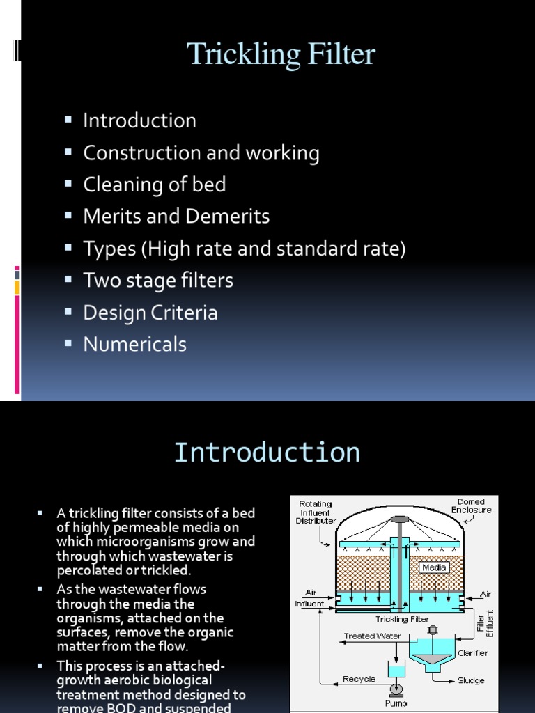 Trickling Filter 175 | PDF | Sewage Treatment | Filtration