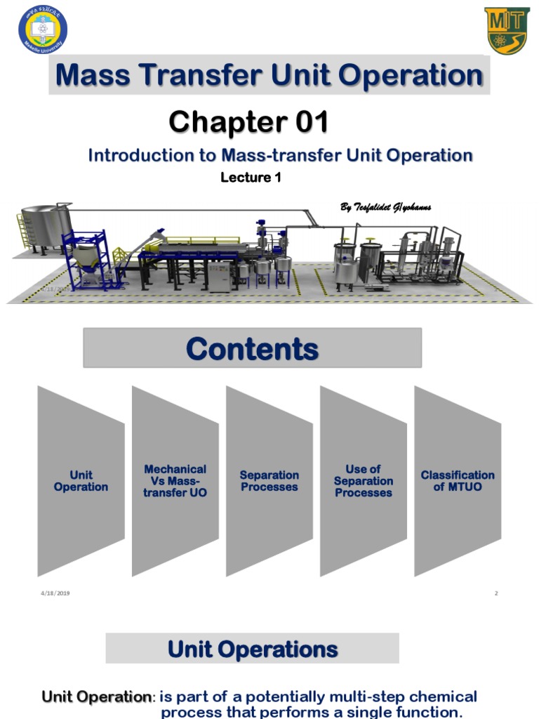 Overview of Mass Transfer Operations | PDF | Phase (Matter) | Solution