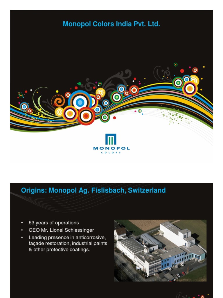 Introduction - Monopol Colors | PDF | Polyurethane | Economic Sectors