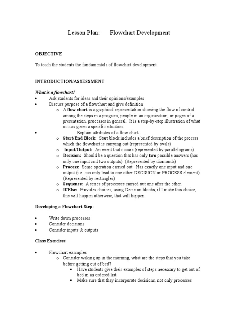96820529-Flow-Chart-Lesson-Plan.doc | Computing | Technology
