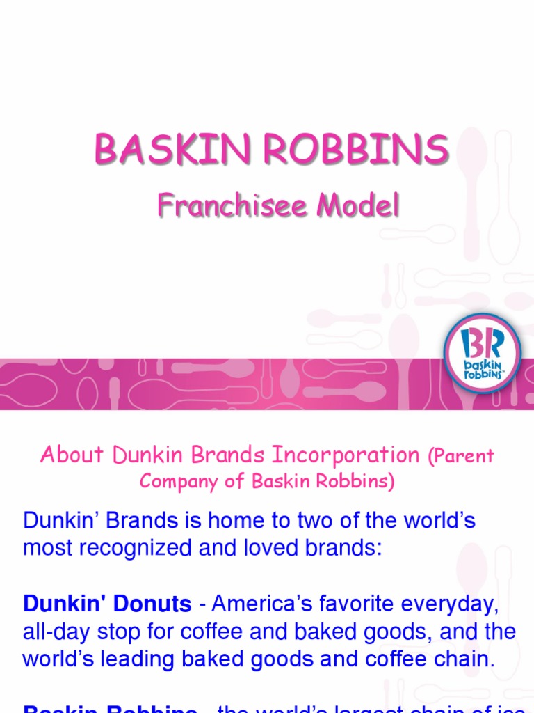 Baskin Robbins Franchisee Model-Jun 2015 | PDF | Franchising | Economies