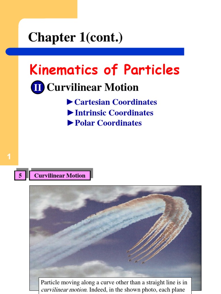 Kinematics of Particles PDF | PDF | Acceleration | Kinematics