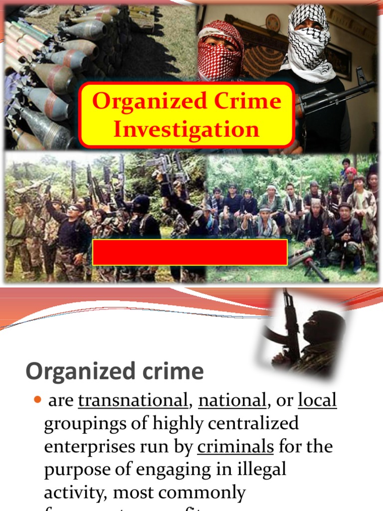 @@@organized Crime Investigation@@@ | PDF | Prostitution | Male ...