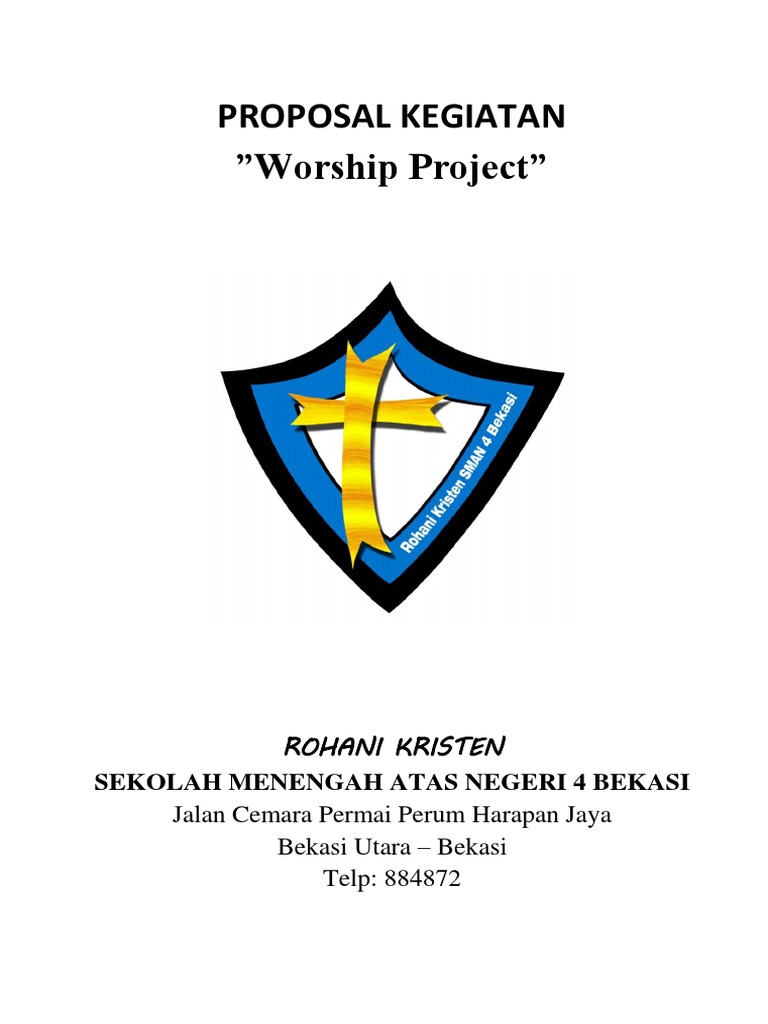 Proposal Kegiatan "Worship Project": Rohani Kristen | PDF