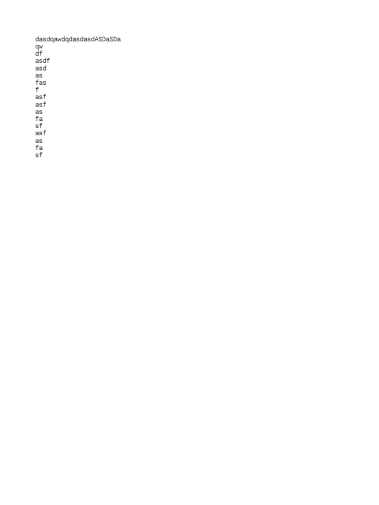 Dasdqawdqdasdasdasdasda QW DF Asdf Asd As Fas F Asf Asf As Fa SF Asf As Fa SF | PDF