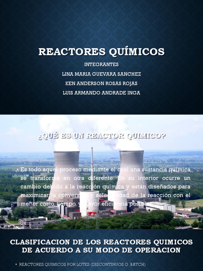 Reactores Químicos | PDF | Reactor Quimico | Catálisis