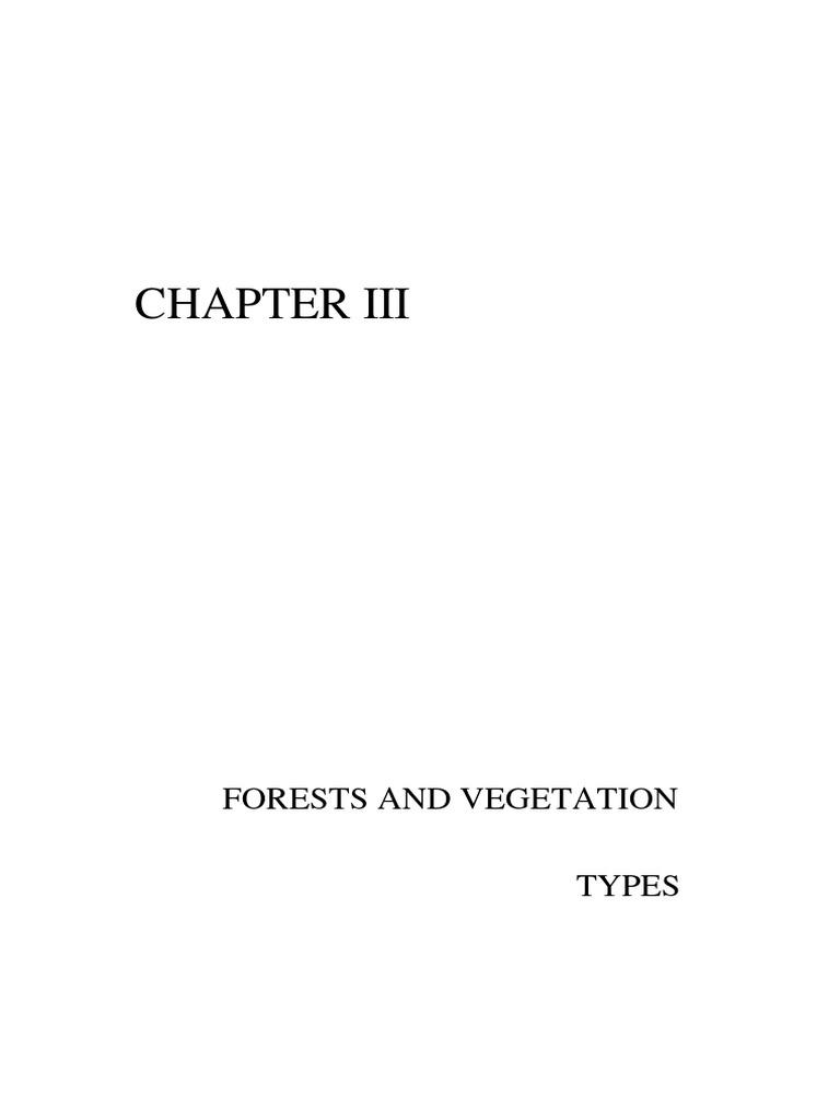 Forests and Vegetation | PDF | Forests | Soil