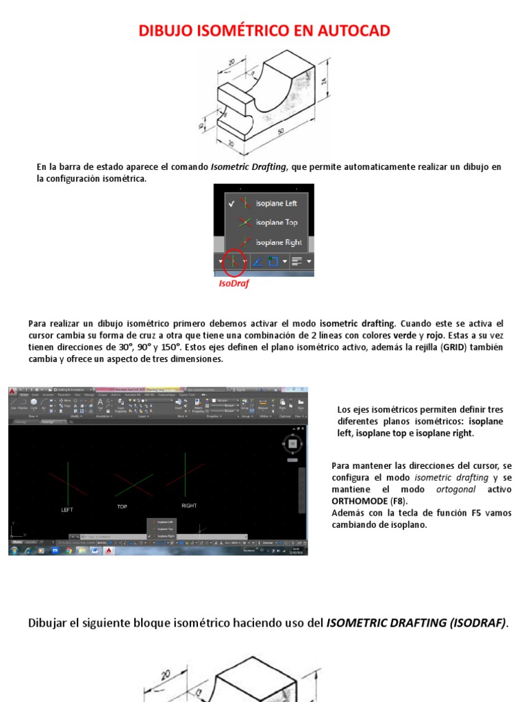 Como Hacer Isometrico Autocad 2017 | PDF | Métodos y materiales de ...