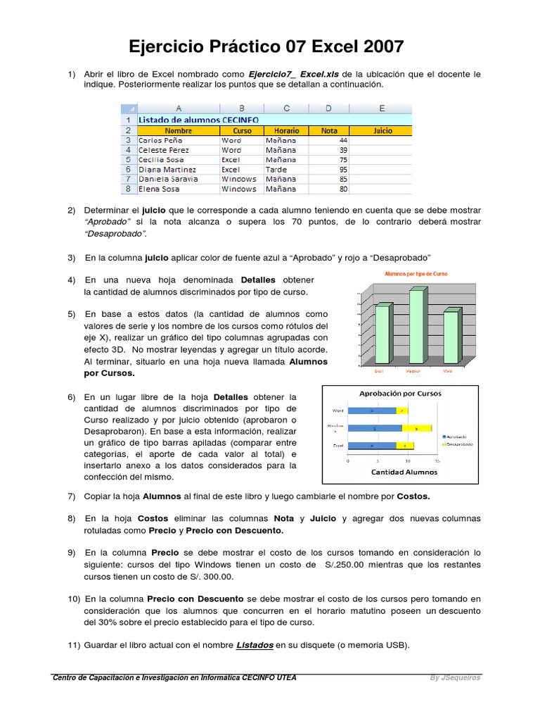 Ejpractico7excel Unlocked | PDF